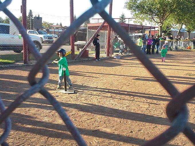 Youth baseball thrives in Langdon, where community spirit is measured in cheers and high-fives.