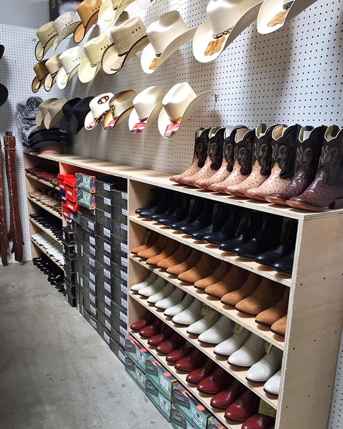 Boot heaven exists, and it's in Monroe, Ohio. From cowboy classics to practical work boots, this display would make John Wayne tip his hat in approval. 