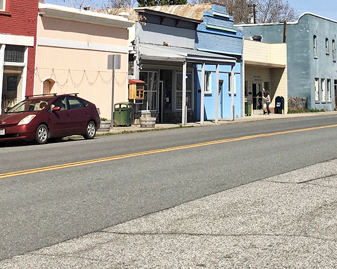 Montague's storefronts wear their history proudly, each weathered awning and faded sign telling stories that Google can't possibly know.