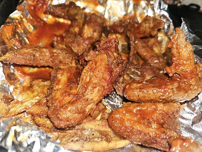 These wings aren't just crispy&mdash;they're the kind that make conversation stop mid-sentence while everyone just nods appreciatively.