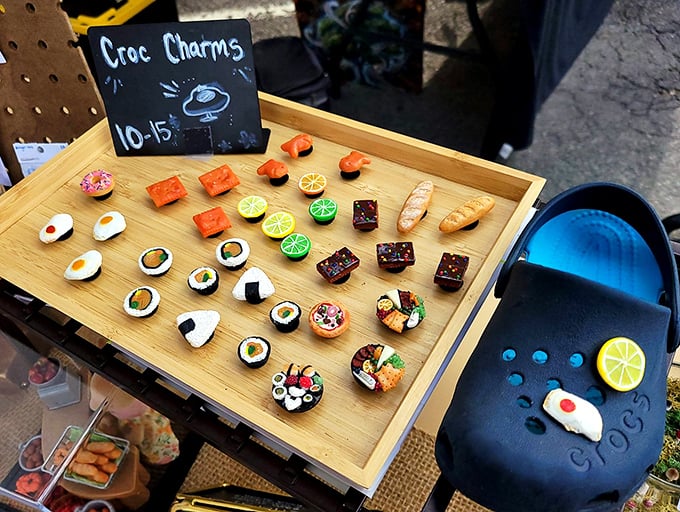 Sushi for your shoes! These miniature food charms turn ordinary Crocs into a walking buffet&mdash;fashion that's literally good enough to eat.