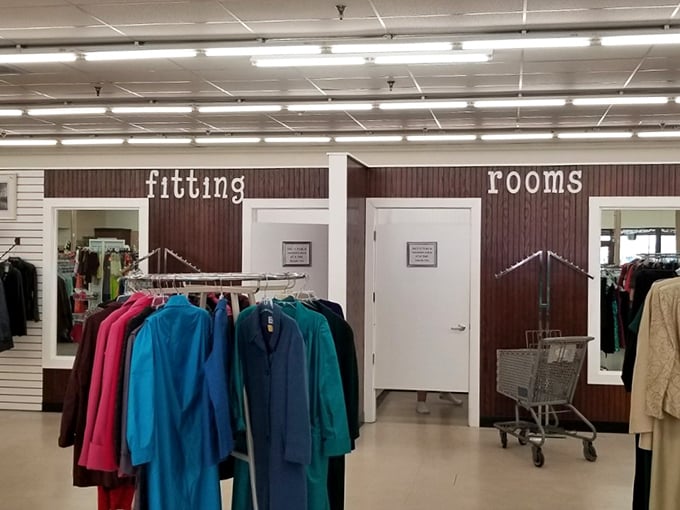 Fitting rooms that could tell a thousand stories&mdash;where vintage finds and contemporary castoffs get their second chance at making first impressions.