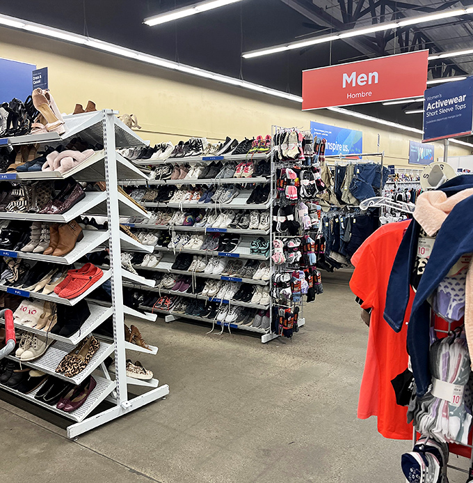 From sensible sneakers to statement heels, Savers' footwear section proves one person's castoff is another's perfect fit.