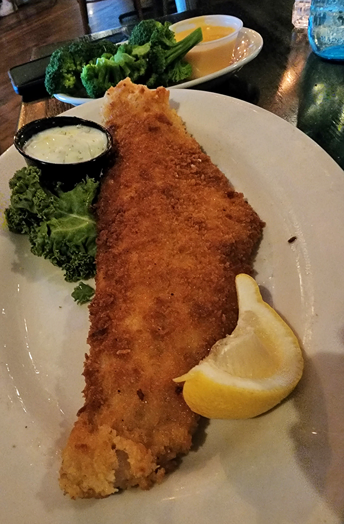 That golden-brown walleye&mdash;crispy outside, flaky inside&mdash;is the reason people drive for hours across the prairie. Worth every mile.
