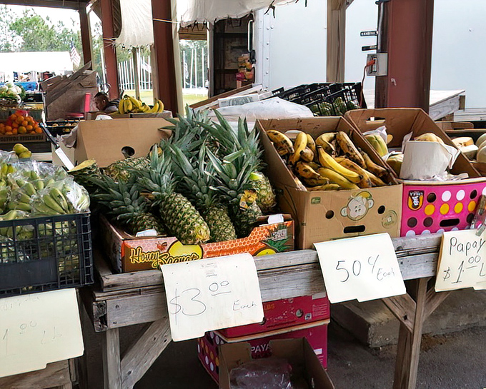 Fruit that actually tastes like fruit&mdash;what a concept! These pineapples and bananas bring tropical flair to the Gulf Coast market.