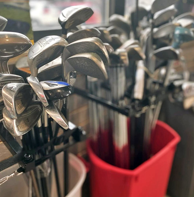 Golf club heaven for weekend warriors and aspiring Phils (Mickelson, not me). Find your next lucky driver without driving your bank account into the rough.