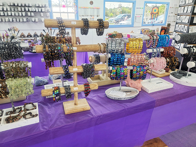 Jewelry that tells stories&mdash;each bracelet a conversation starter waiting to adorn a wrist and spark a "where did you get that?"