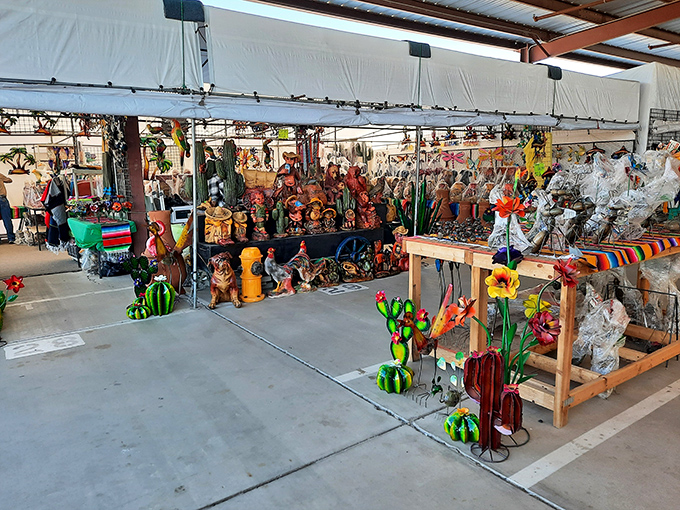 Southwestern charm in every handcrafted piece. These colorful cacti sculptures bring desert whimsy without the painful spines of the real thing.