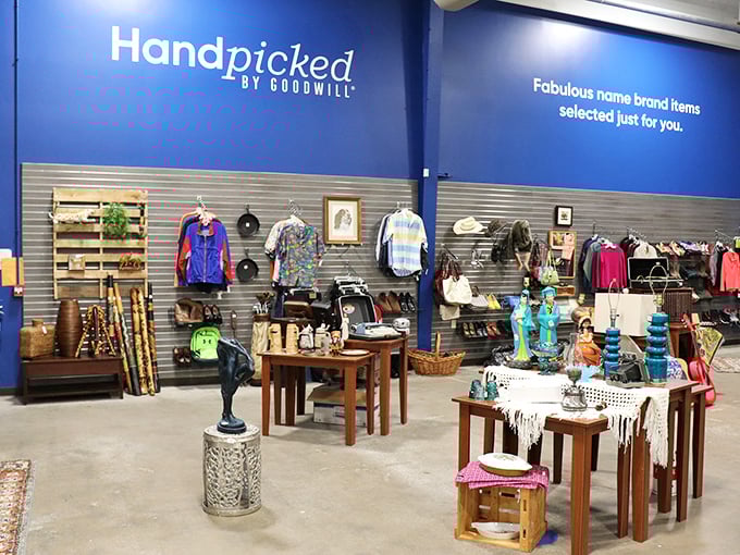 The "Handpicked" section: where Goodwill's curators have already done the treasure hunting for you. Like having a personal shopper without the awkward small talk.
