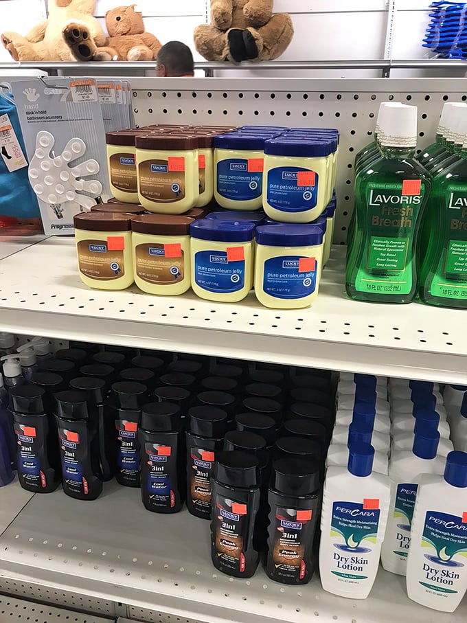 The beauty aisle &ndash; where unopened Lux soap meets vintage Aqua Net. Personal care products with price tags that won't require a second mortgage.