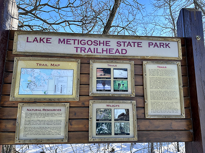 Trail maps that actually make sense! A rare wilderness miracle that might just prevent you from becoming that person who needs a rescue helicopter.