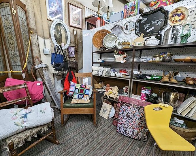 That chair isn't just for sitting; it's for storytelling. Every piece of vintage furniture here has hosted conversations we can only imagine.