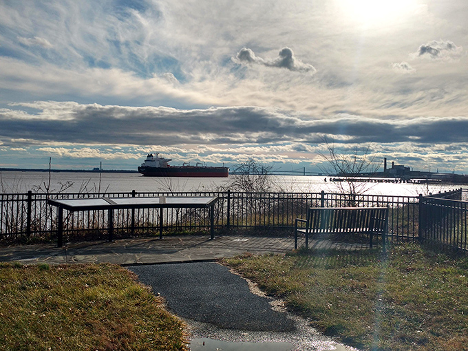 Picnic tables and pavilions standing by for your family gatherings. The restroom facilities nearby are the unsung heroes of any successful outdoor adventure.
