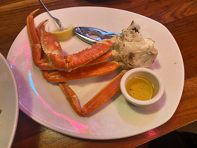 Snow crab legs arrive like nature's perfect design &ndash; sweet meat waiting to be liberated with specialized tools and dipped in liquid gold butter.