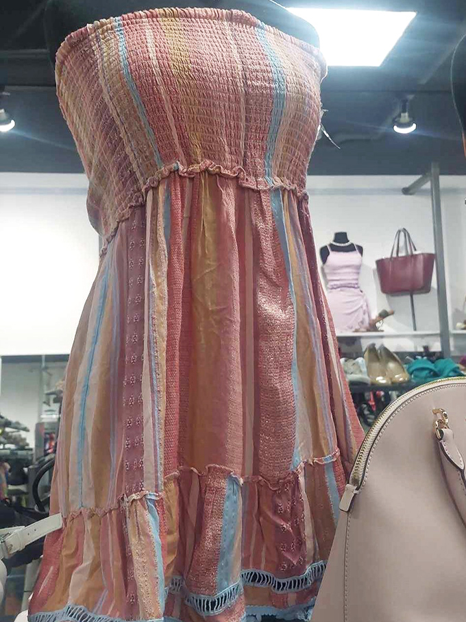 Summer fashion that doesn't require a summer budget&mdash;this breezy dress waits patiently for its second chance to shine at backyard barbecues.