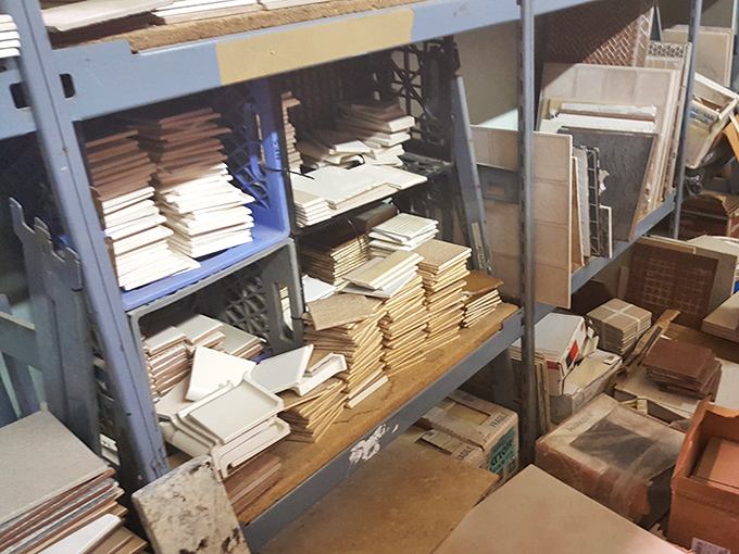 Stacked with possibility, these shelves of building materials tell stories of homes past while offering fresh chapters to DIY dreamers.