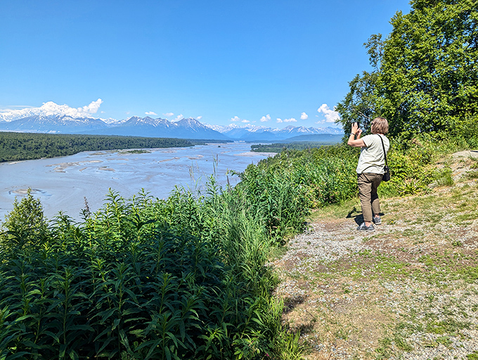 "I came for the mountains but stayed for the river views." This photographer knows the secret: Alaska's landscapes are best enjoyed through both a lens and naked eye.