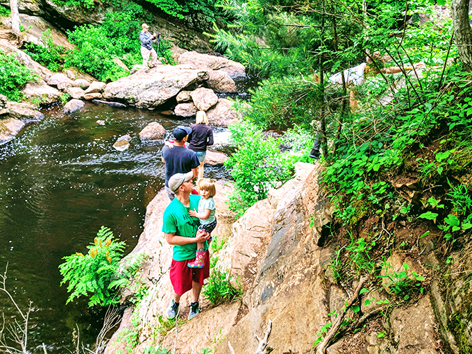 Family adventures in the making! These explorers are discovering that the best memories don't require Wi-Fi connection.