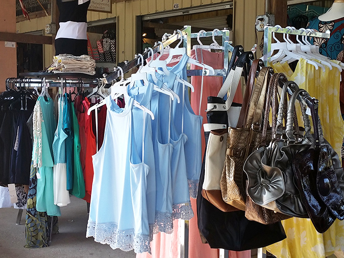 Women's clothing racks where fashion meets affordability, and your wallet actually thanks you for shopping.