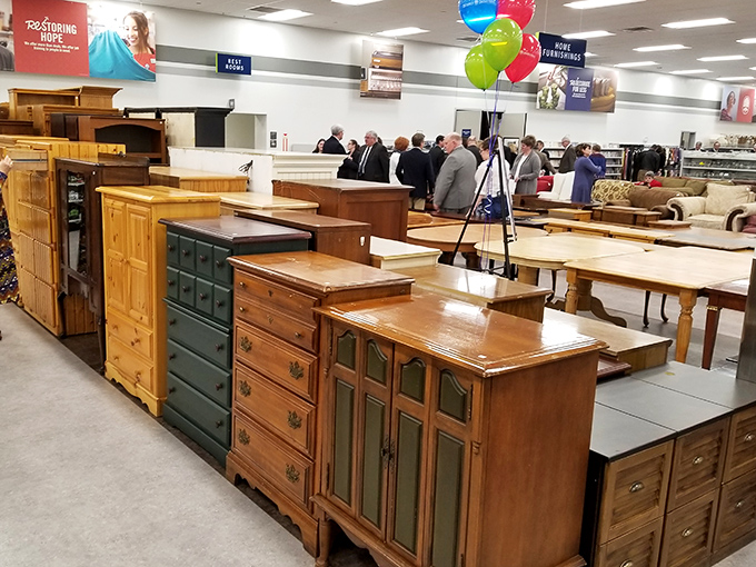 Solid wood furniture with character to spare. These aren't just dressers and cabinets—they're time capsules with drawers and doors.