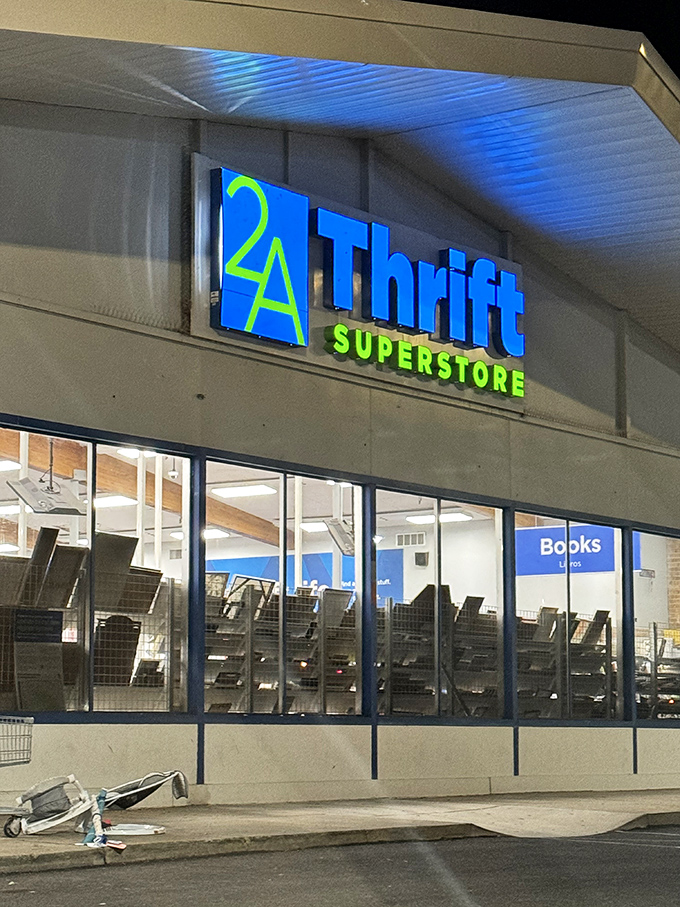 Books galore! 2nd Ave's well-organized literary corner proves one person's discarded novel is another's nightstand treasure.