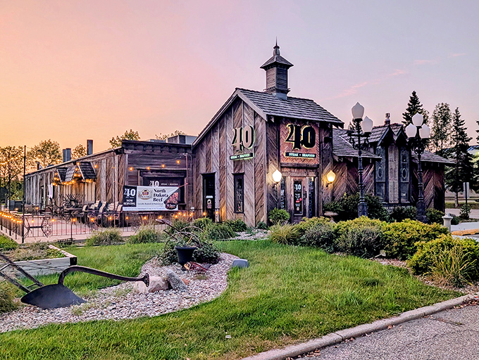 "Like a luxury cabin that happens to serve incredible seafood&mdash;rustic on the outside, refined on the inside."