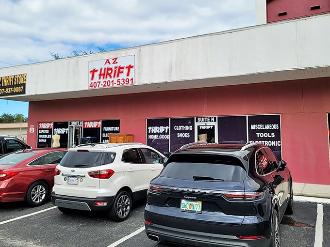 AZ Thrift's no-nonsense storefront houses a wonderland of treasures from, well, A to Z in Kissimmee.