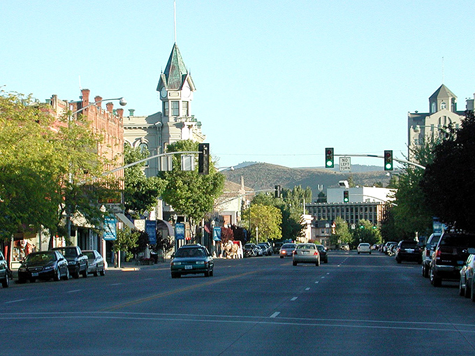 Sunshine and history converge in beautiful Baker City. Enjoy the drive down Main Street with stunning architecture.
