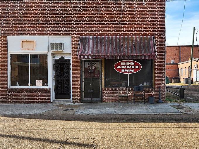 Humble brick exterior, extraordinary flavors inside. This unassuming spot holds decades of Mississippi culinary history.