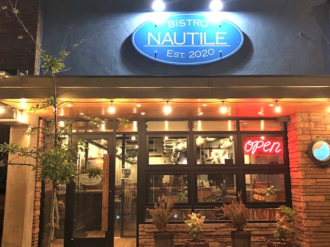 Bistro Nautile's warm glow beckons like a lighthouse for Fort Collins diners seeking a seafood harbor in a sea of brewpubs.