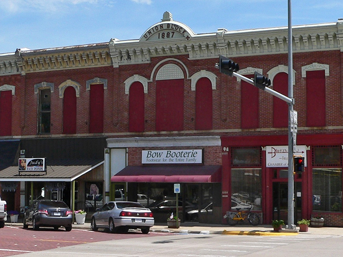 Broken Bow's Union Block building stands proud downtown, a testament to enduring quality in a town where affordability endures too.