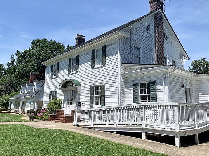 History with a view! This stately white farmhouse has witnessed centuries of Virginia stories unfold.