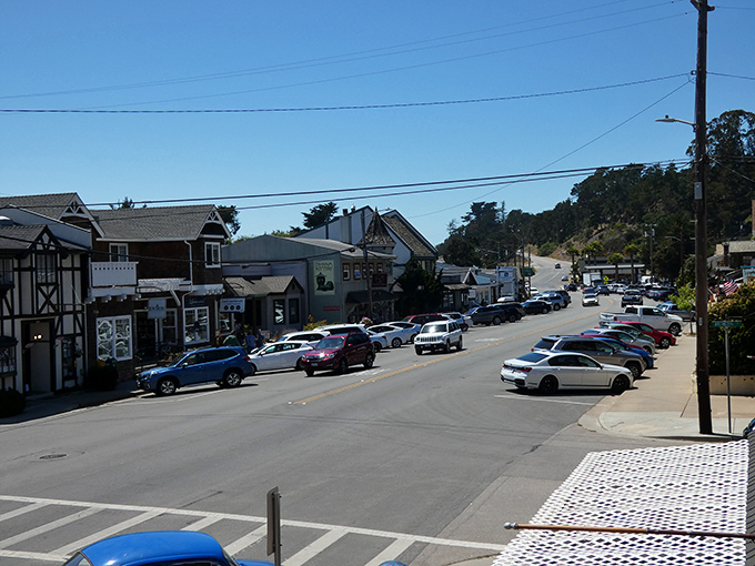 Cambria's main street looks like it was designed specifically for leisurely afternoon strolls. No rushing allowed in this coastal gem.