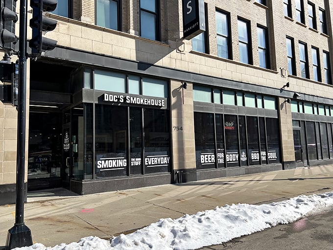 Urban sophistication meets smoky tradition at this downtown spot where "smoking the good stuff" isn't just a slogan.