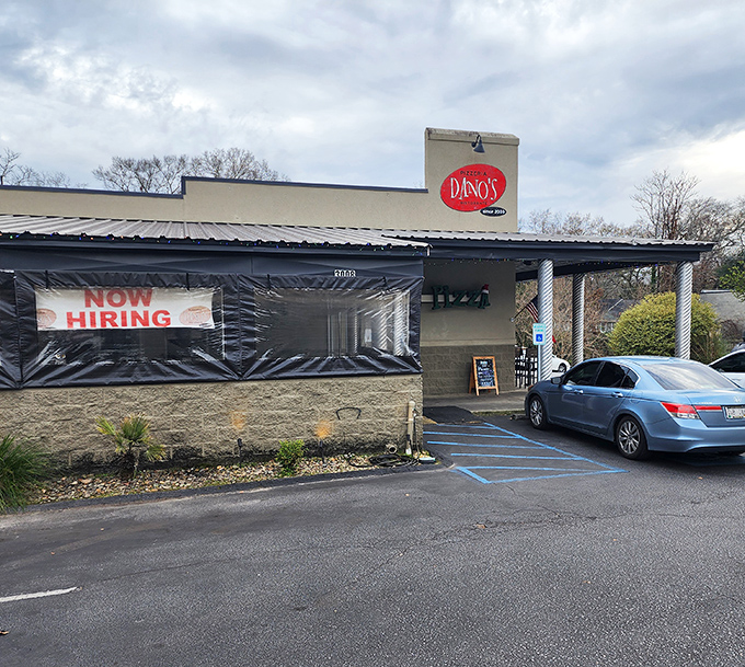 Dano's unassuming exterior hides New York pizza treasures that locals have been keeping secret.