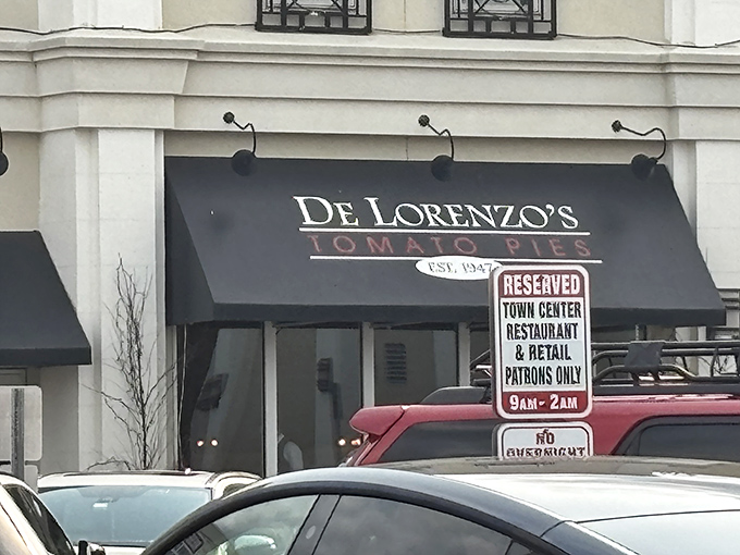 De Lorenzo's modest storefront has been quietly perfecting the tomato pie art for generations of fans.