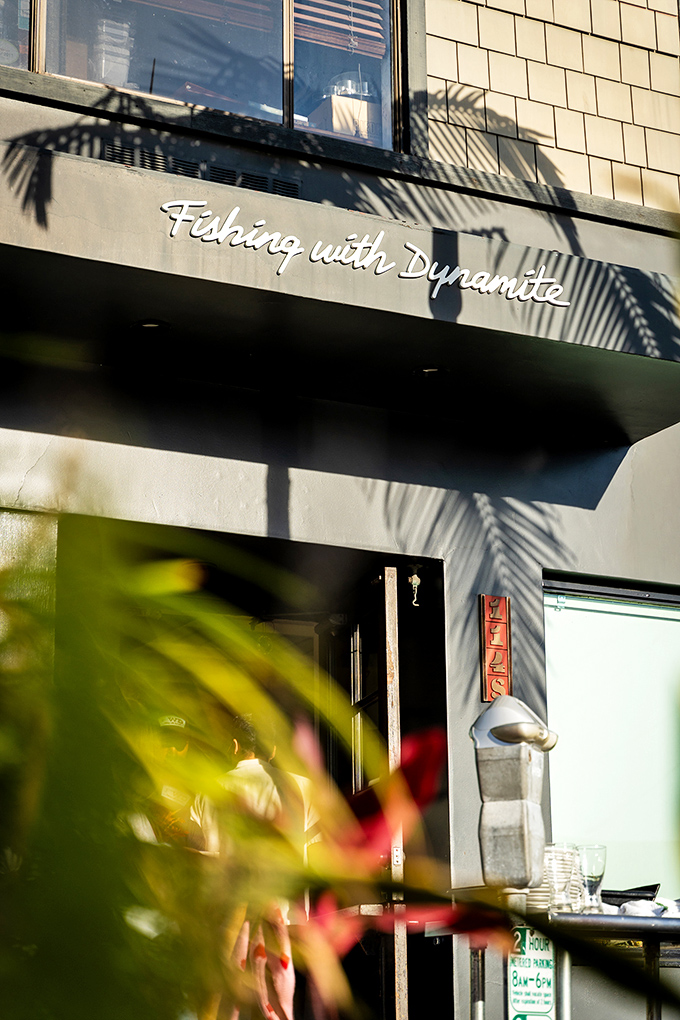 "Fishing With Dynamite" isn't just a clever name&mdash;it's truth in advertising. Explosive flavors in an intimate space!