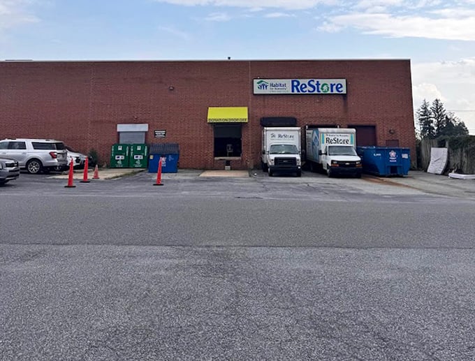That brick ReStore building looks humble outside, but inside it's packed with home improvement dreams at thrift store prices.