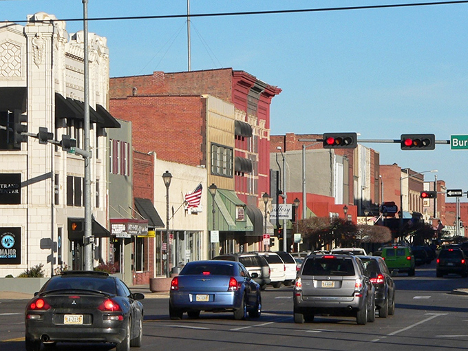 The American flag waves proudly over Hastings' main streets, where affordable living meets classic Midwestern architectural beauty.