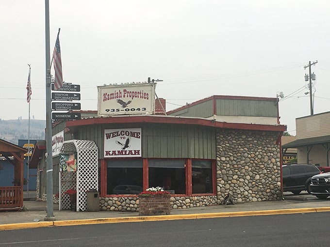 Kamiah's historic post office stands as proudly as your bank balance will when living in this affordable riverside gem.