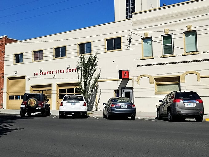 La Grande's fire station represents community spirit - neighbors looking out for neighbors in true small-town fashion.