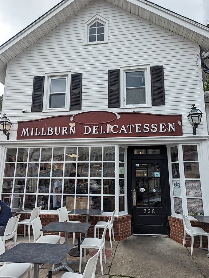 This charming white house with the bold red sign has been turning lunch into an event for generations.