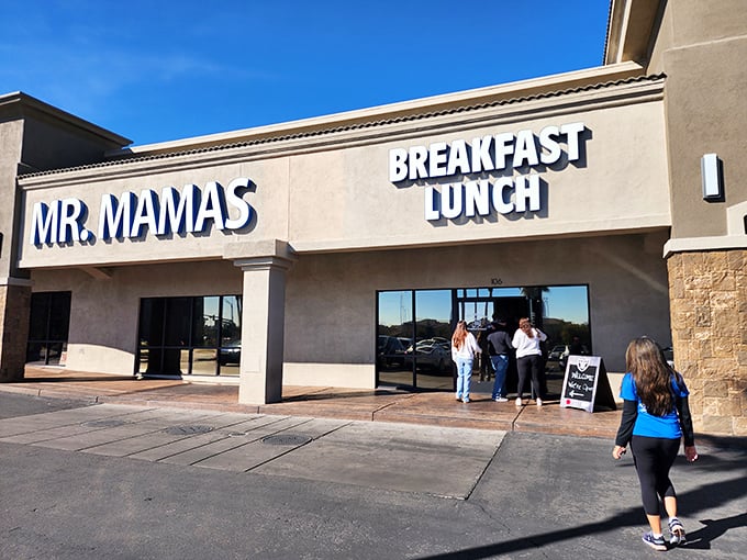 Mr. Mamas' unassuming storefront hides breakfast treasures that have Vegas locals lining up before the Strip even wakes up. The best-kept morning secret in town!