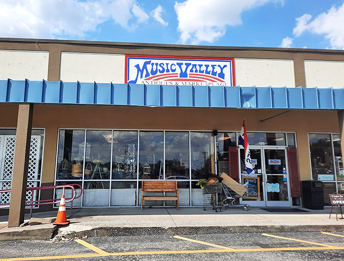 Music Valley knows how to make even antique shopping look like it belongs on a stage.