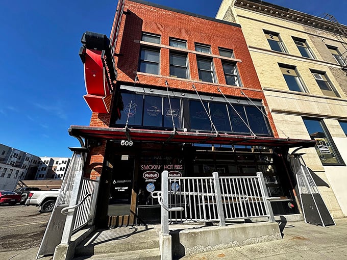 NoBull Smokehouse's vintage brick building feels like stepping into a BBQ time machine &ndash; one that leads to flavor town.