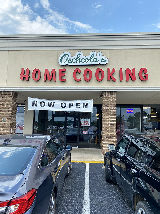 That "NOW OPEN" banner might still be hanging, but word about their crispy, juicy chicken has definitely gotten out.