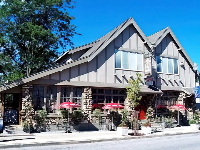 Tudor-style charm meets serious steak business. Like finding Downton Abbey's meat-loving cousin in the heart of Wisconsin.