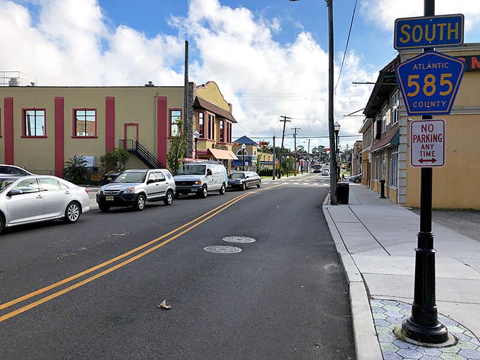 Pleasantville's practical main street offers everything seniors need without the tourist-town prices of nearby Atlantic City.