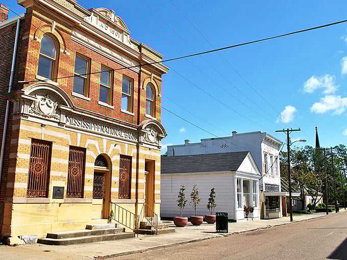 Port Gibson's historic buildings frame streets where your Social Security check magically transforms into a comfortable lifestyle.