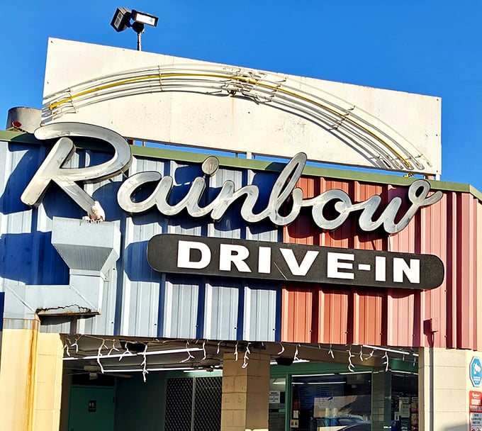 Rainbow Drive-In's vintage sign is like a beacon for hungry locals. It's not just a meal &ndash; it's a Honolulu institution.